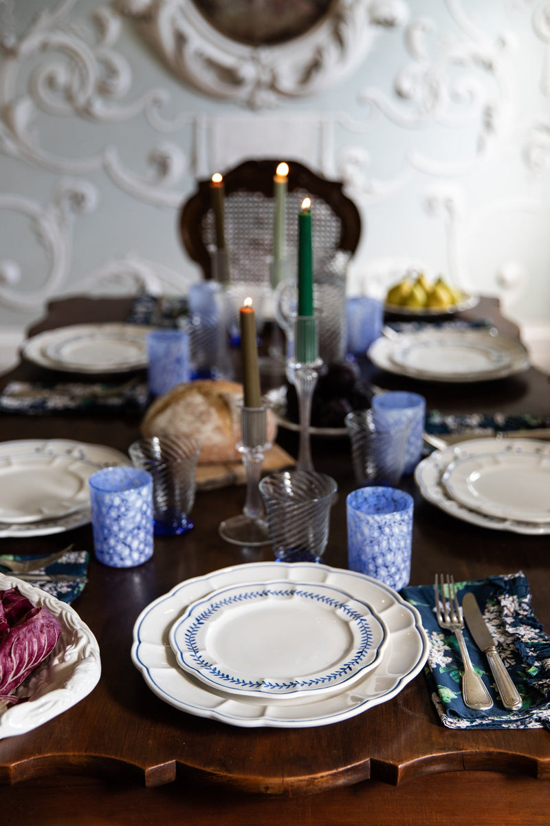 Achille Side Plate, Blue, Set of 4 – Skye McAlpine Tavola