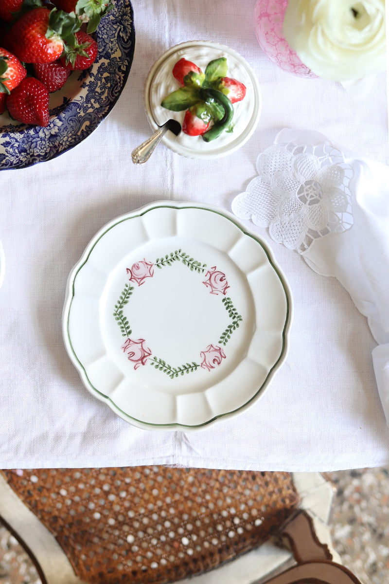 Eden Side Plate, Green, Set of 4 – Skye McAlpine Tavola