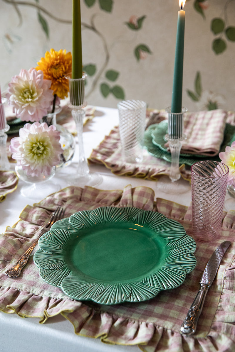 Laguna Dinner Plate, Green, Set of 4 – Skye McAlpine Tavola