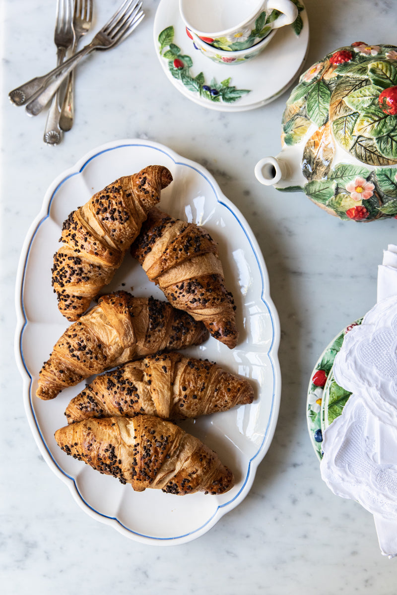 Romilly Serving Dish, Blue – Skye McAlpine Tavola