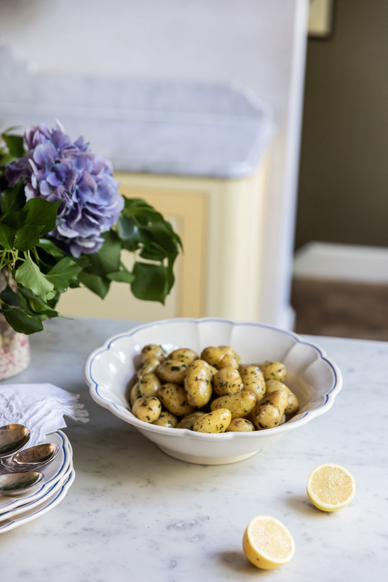 Romilly Salad Bowl, Blue – Skye McAlpine Tavola