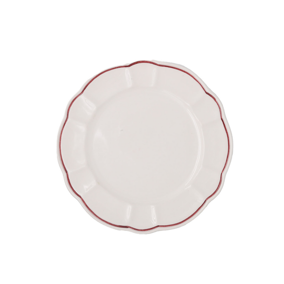 Romilly Side Plate, Red, Set of 4 – Skye McAlpine Tavola